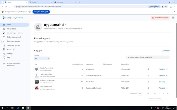 Create google play console account for android by Janee_team | Fiverr