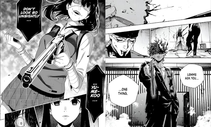 Do anime manga comic book illustration art webtoon cover art manga ...