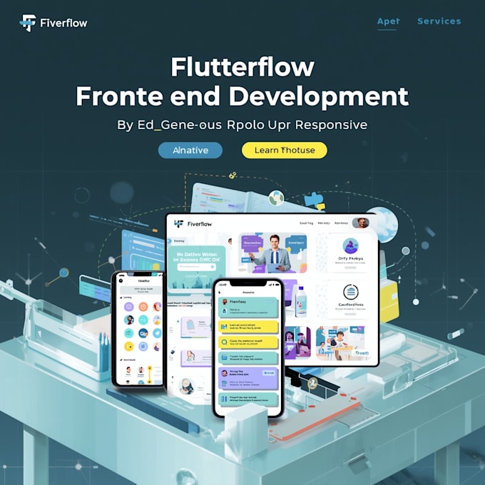 Design and develop modern, responsive flutterflow frontend ui for ...