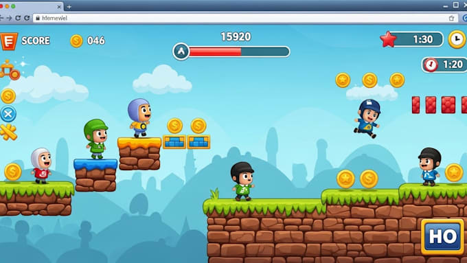 Develop custom html5, javascript, and webgl games for browser by Jerry ...