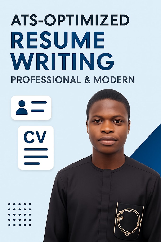 Create an ats optimized resume, cv and cover letter by Enochresumepro ...