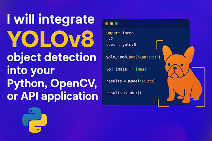 Integrate yolo v8 object detection into your python opencv or api ...