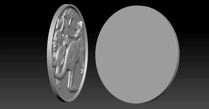 Do 3d coin relief design,realistic bas relief,3dmedallion,cnc engraving ...