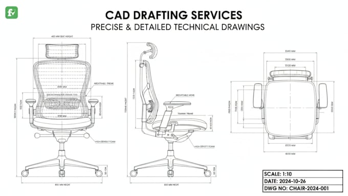 Draw patent illustration, technical line drawing, product sketch, cad ...