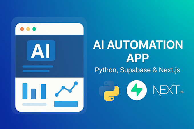 Build a fast new modern lovable ai app with python supabase next js react by Terrysilverjam | Fiverr