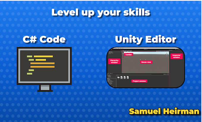 Teach you unity and csharp, step by step training by Vrakie | Fiverr
