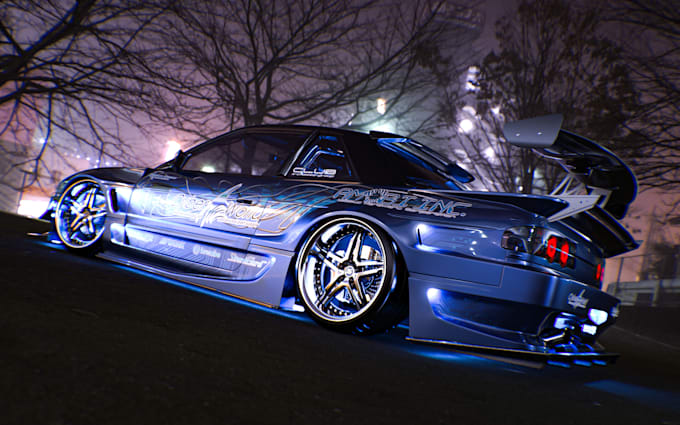 Create a professional custom car livery for racing, vinyl wraps, and ...