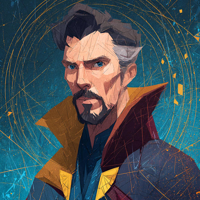 Illustrate marvel style superhero illustration by Luvlenane | Fiverr