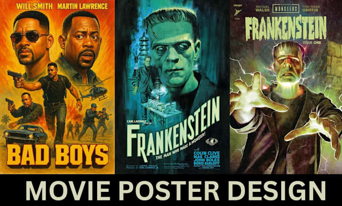 Do movie poster design film poster album cover cinematic poster sports ...