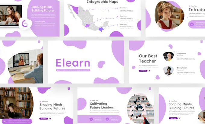 Create interactive online course for elearning educational presentation ...