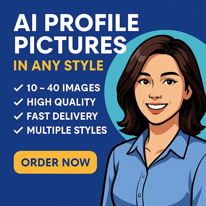 Custom ai profile pictures and avatars in any style by Profilepicwizar ...