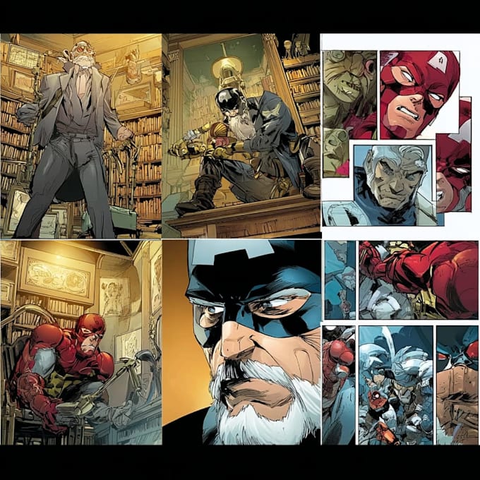 Draw your comic book pages and illustrations by Mariomta | Fiverr