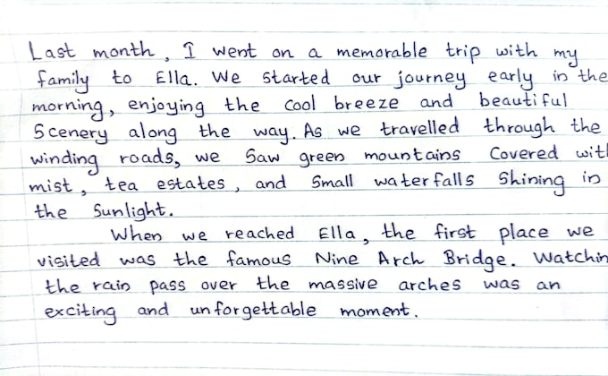 Write neat handwritten letters, notes, and assignments by Nisha977 | Fiverr