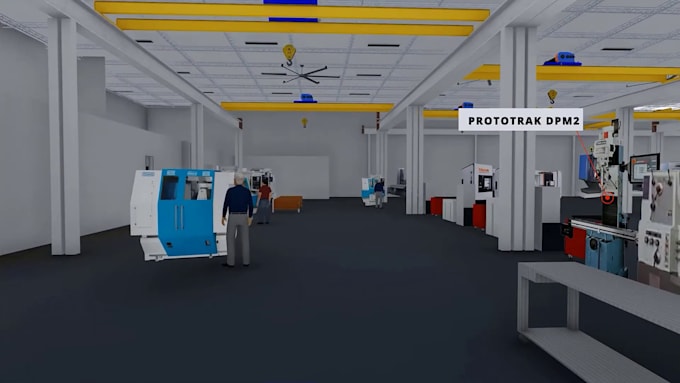 Create 3d industrial animation video, 3d factory tour animation ...