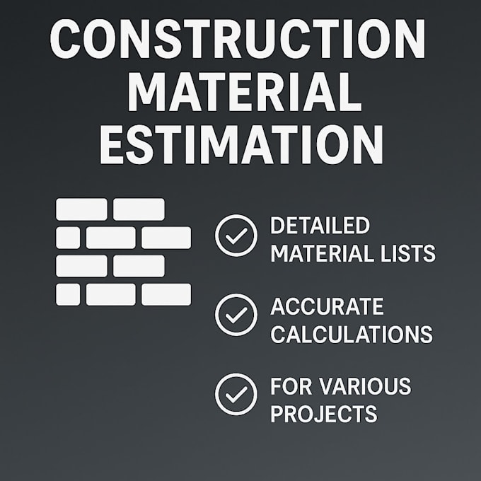 Calculate accurate construction material quantities for your project by ...