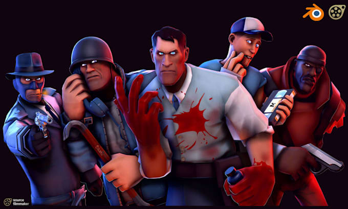 Edit port, modify, create tf2 character, sfm model, l4d2, mmd model ...