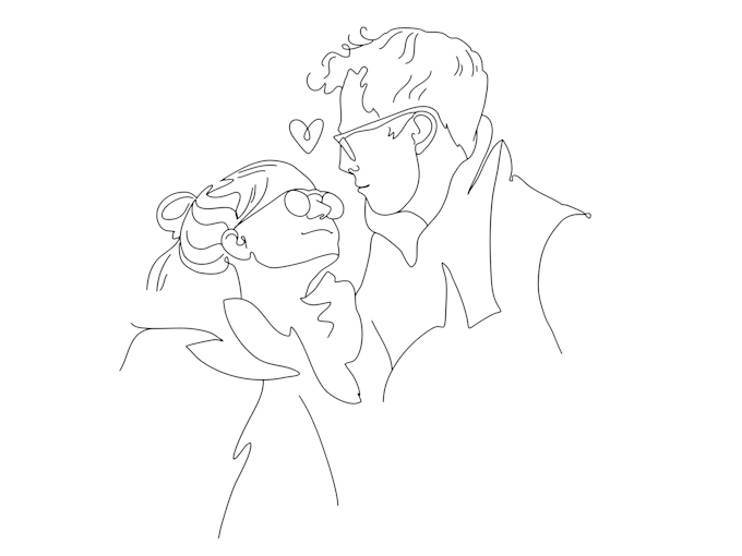 Design hand drawn minimalist feminine boho botanical line art ...