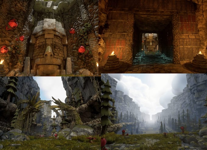 High quality immersive 3d open world, fantasy and sci fi game ...