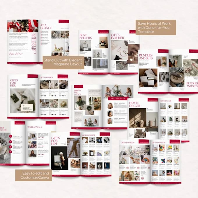 Do christmas festive ebook holiday gift guide product catalog brochure ...