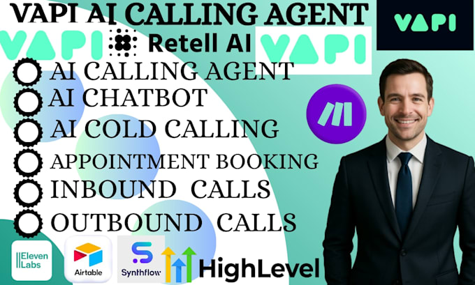 Vapi ai agent retell ai cold calling gohighlevel chatbot n8n ai agent ...