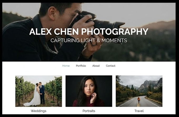 Create a modern portfolio website for your freelance business by Maryam ...