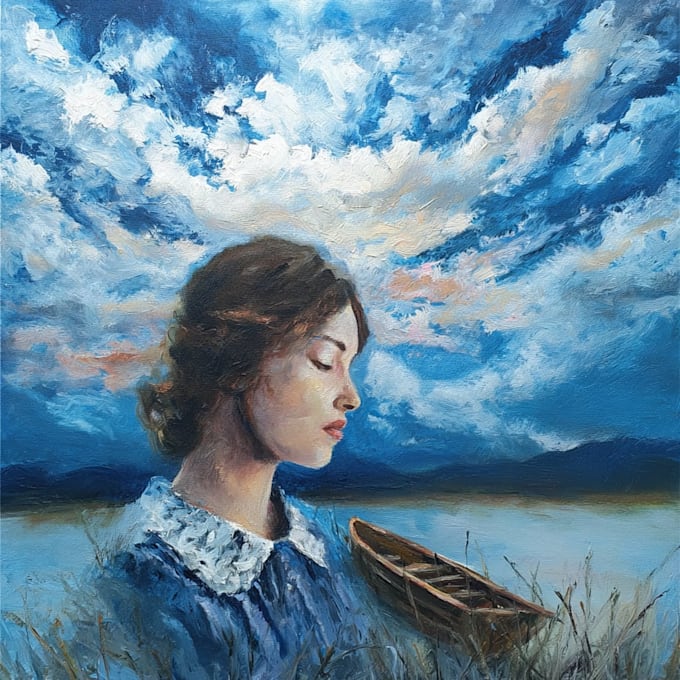 Paint a real oil painting on canvas by Elephite | Fiverr
