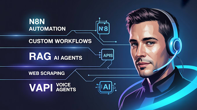Custom n8n workflow n8n rag ai agent web scraping n8n api vapi ai voice ...