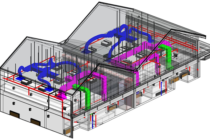 Point cloud to bim scan to bim matterport revit built 3d architecture bim model by Cleavert_gif ...