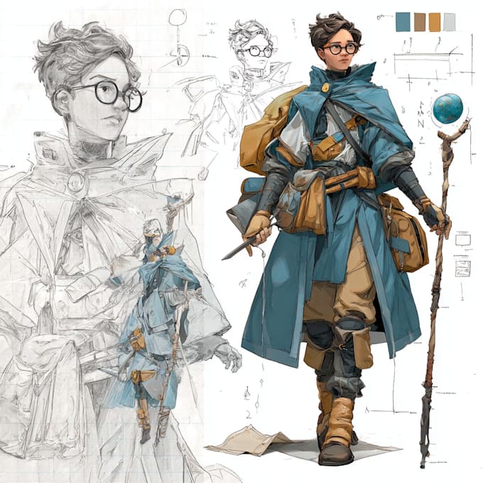 Create your dnd character art illustration by Farxiyorgik | Fiverr