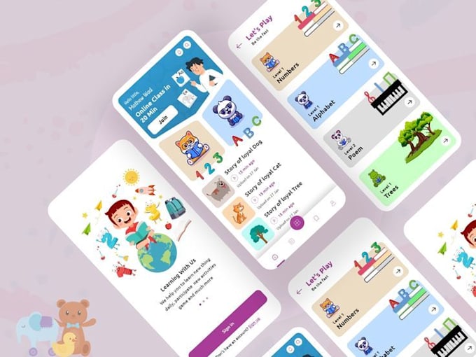 Build a childrens sight words educational app for fun early learning by ...