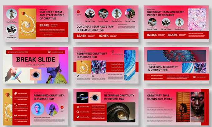 Design redesign presentation redesign powerpoint template edit ...