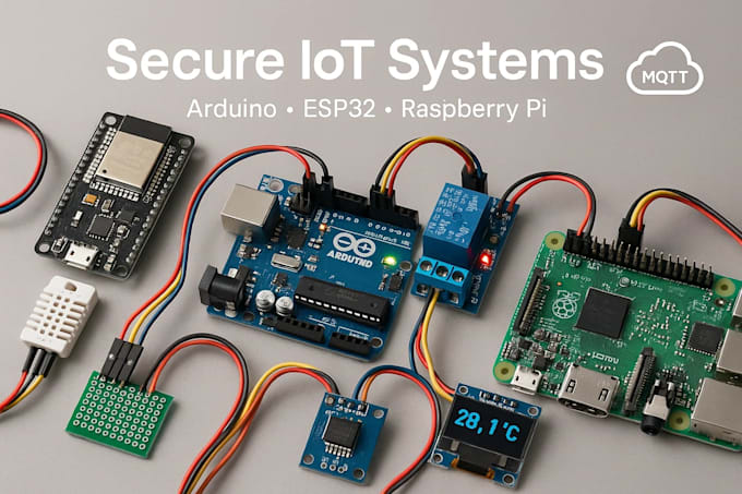 Build secure arduino esp32 raspberry pi iot systems by Christopher_ca9 ...
