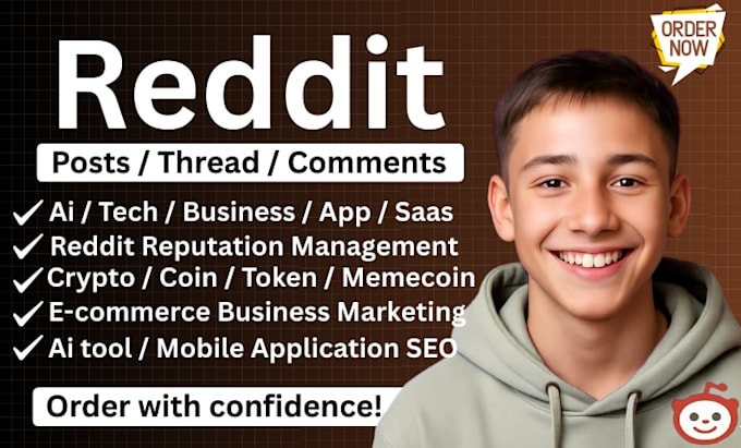 Promote ai saas tool product cbd store or crypto website with reddit ...