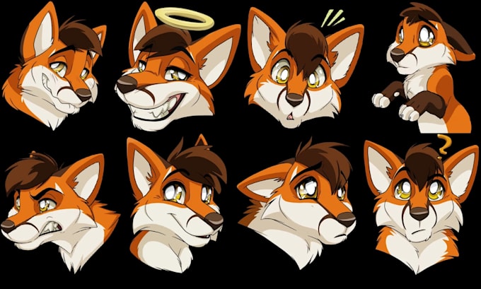 Do furry telegram stickers, discord stickers, furry animated telegram ...