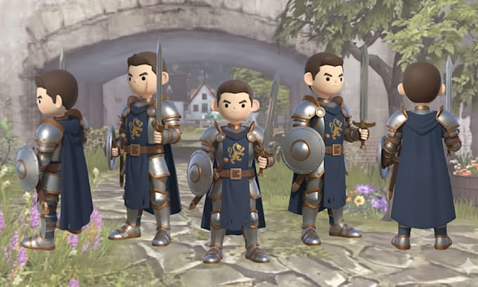 Create 3d modelling for game assets and model for 3d videos by ...