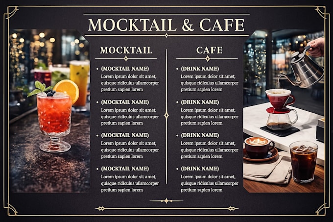 Create signature coffee and mocktail recipes for your cafe by Doguhan ...