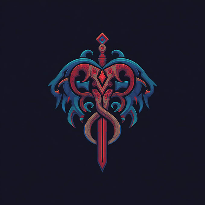 Design a unique and detailed fantasy logo by Manaieesaio | Fiverr