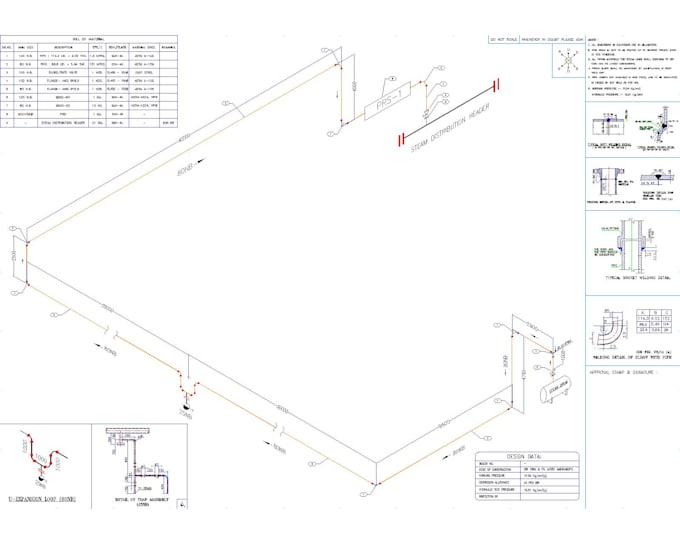 Create 2d piping layout and isometric drawings with boq in autocad by ...