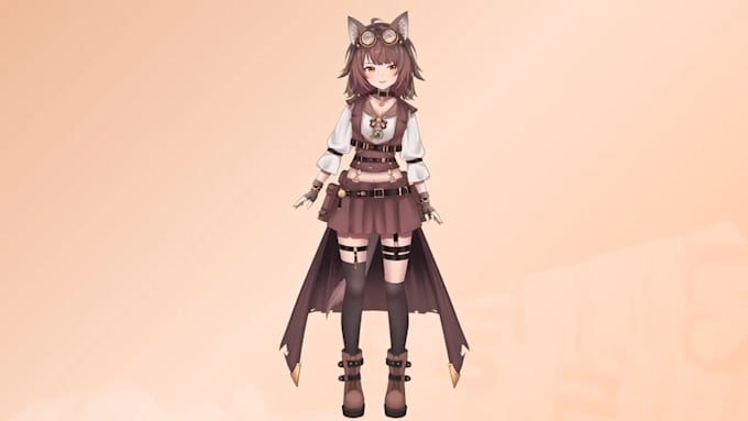 Design and rig 2d vtuber model, live2d vtuber, 2d vtuber rigging, v ...