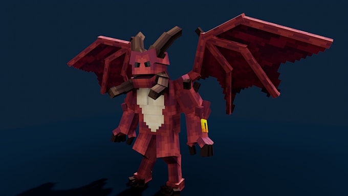 Create custom minecraft blockbench 3d model, animation and textures by Ayomde_o | Fiverr