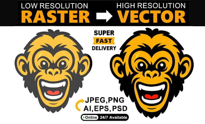 Do vector tracing, image or logo to high quality vector file, vectorize ...