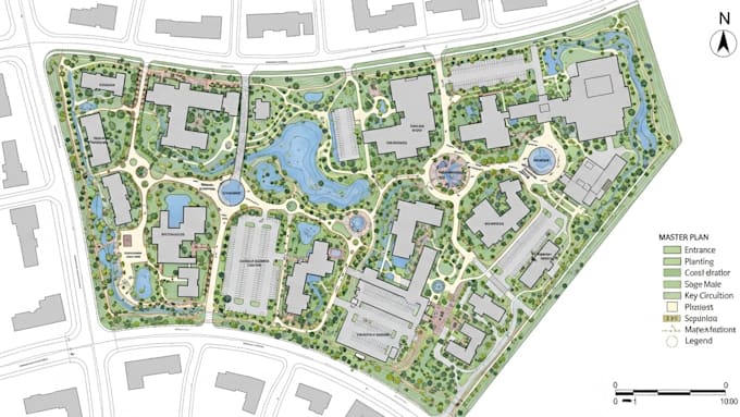 Do master plan site plan plot plan landscape architect architectural ...