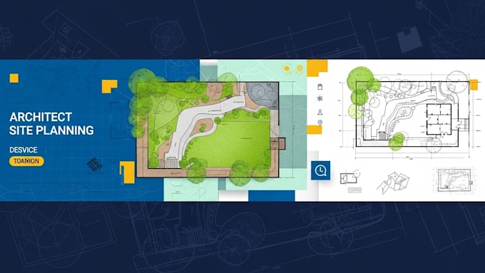 Architect site plan, 2d landscape plan, 2d site plan, architect ...