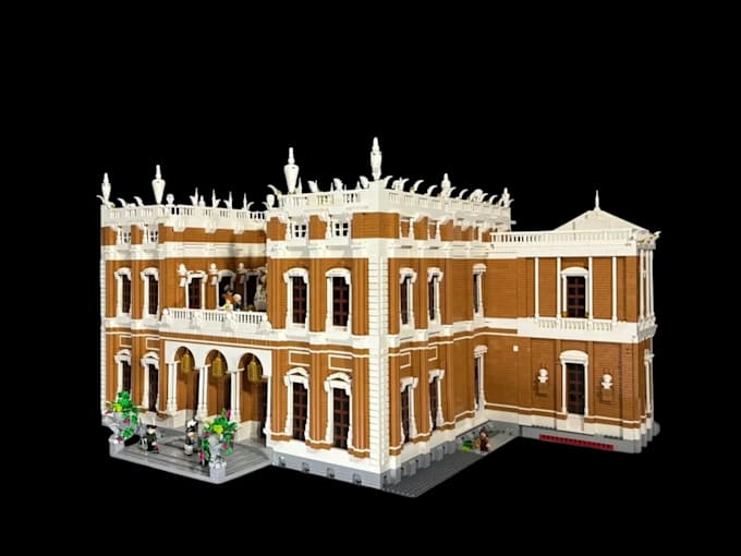 Custom 3d lego design lego interior design 3d lego moc technic build ...