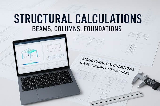 Design beams, column, and foundations with complete structural ...