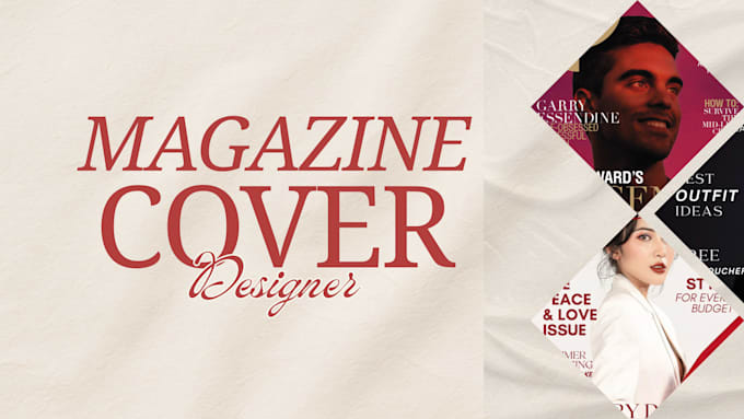 Design custom magazine covers with professional layout by ...