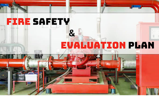 Design fire safety plan, fire hydrant, evacuation route fire alarm and ...