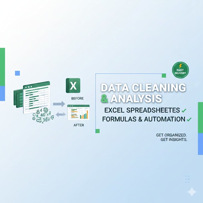Clean and format excel data fast by Priyanshg650 | Fiverr