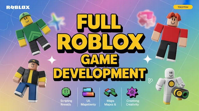 Do roblox full game creation, roblox full game development by Jarrard_john | Fiverr