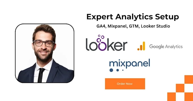 Consertar e configurar dashboards do ga4, mixpanel, gtm e looker studio